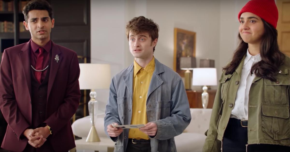 Daniel Radcliffe is een engeltje in comedyserie Miracle Workers, met ...