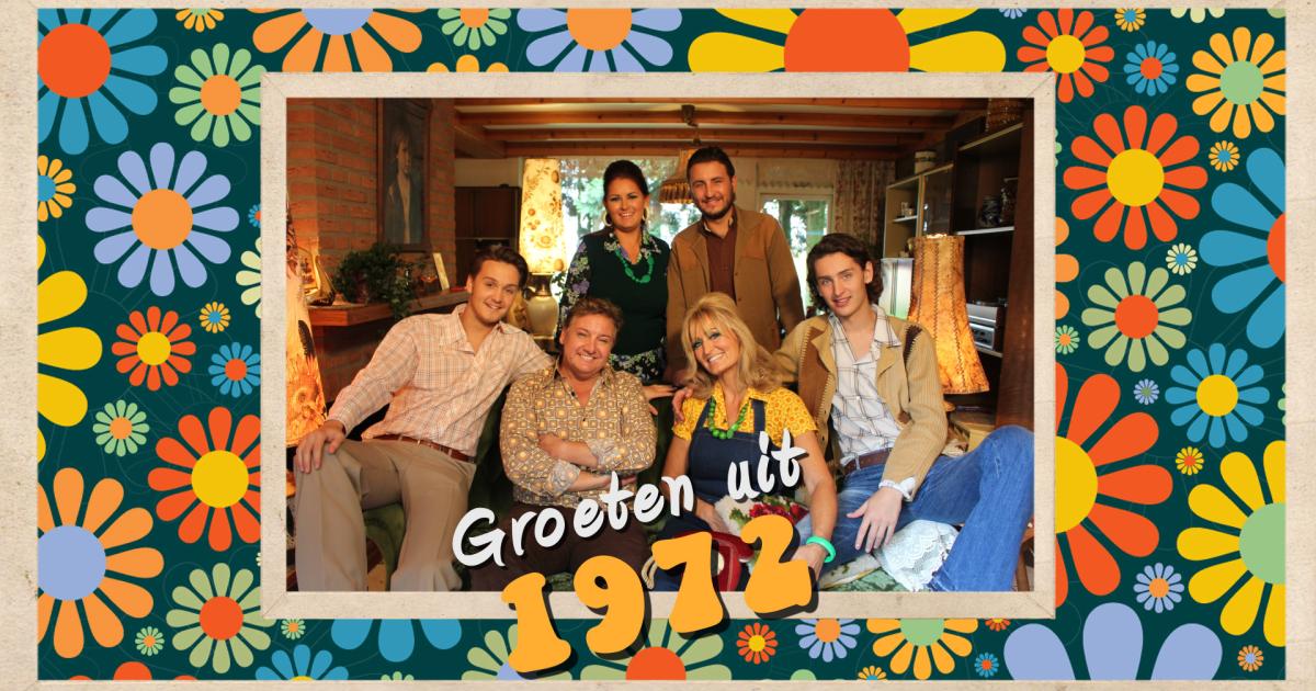 Deze BN'ers nemen hun gezin mee terug in de tijd in Groeten Uit 19xx ...