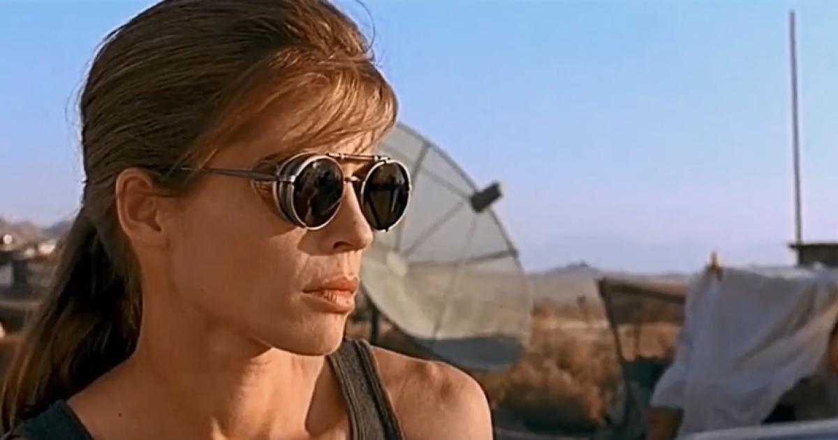 De dames van Terminator 6: Natalia Reyes, Mackenzie Davis en Linda ...